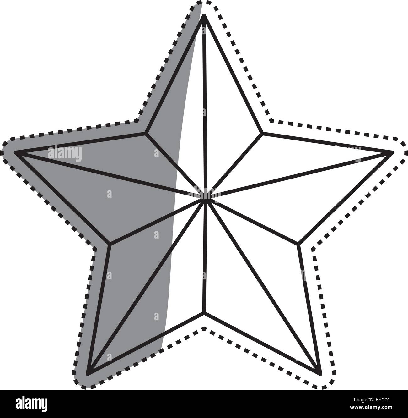 star shape decoration vector icon illustration graphic design Stock ...