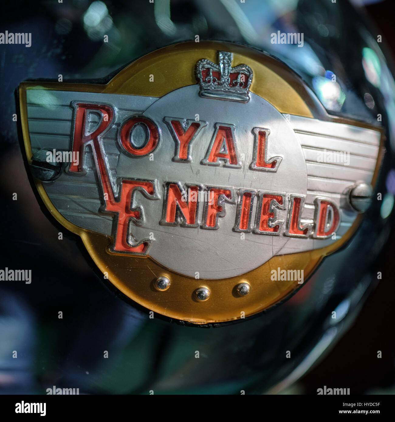 Royal enfield emblem hi-res stock photography and images - Alamy