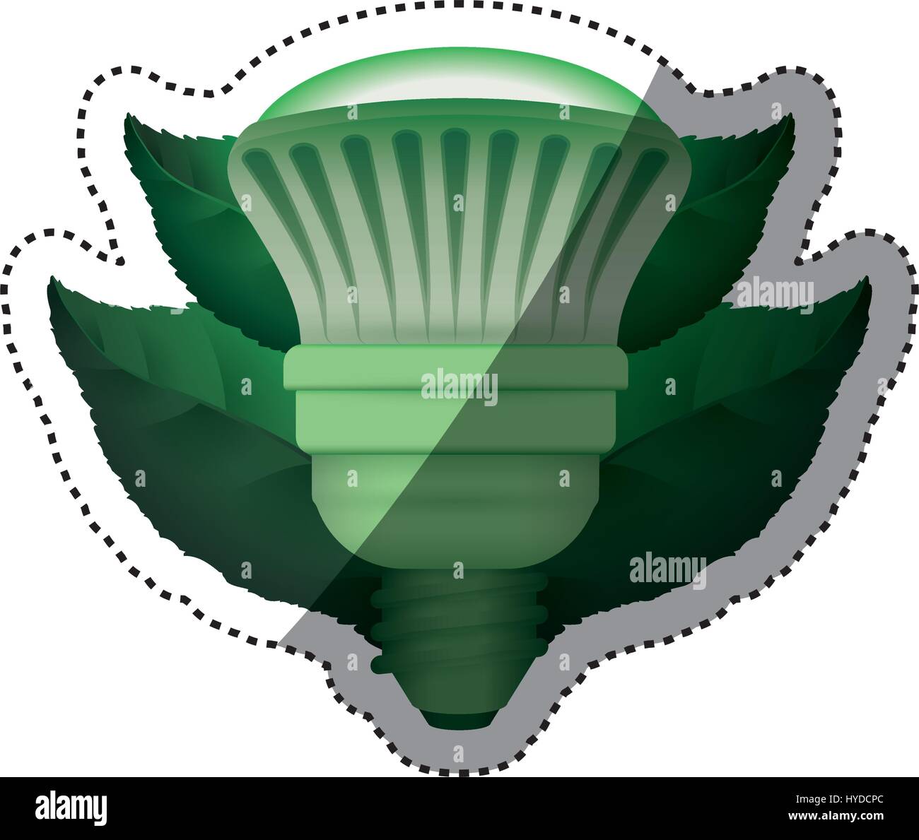 light bulb environmentally friendly halogen vector icon illustration ...