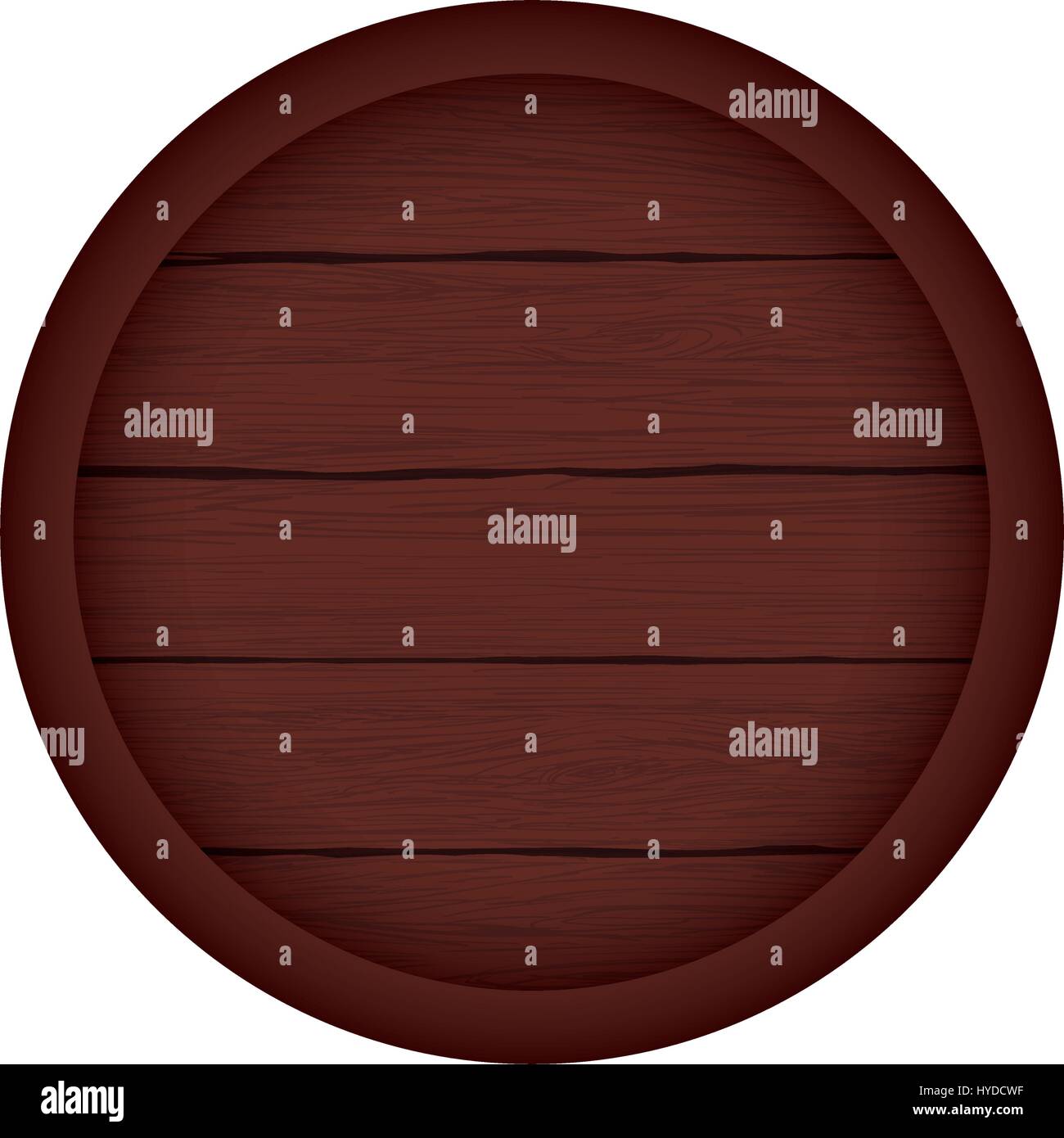 wood barrel bottom brown dark Stock Vector Image & Art - Alamy