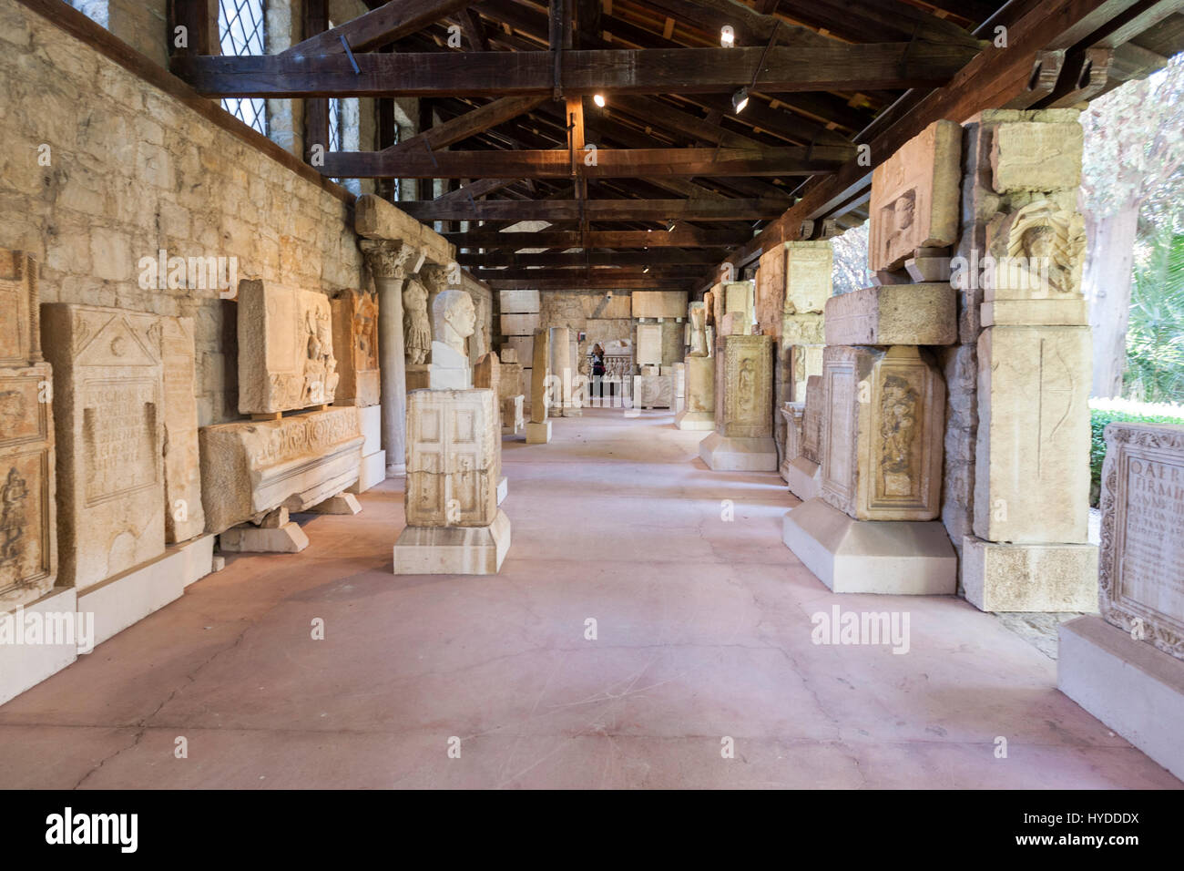 Statues in the Museum of Split Archaeological Museum, Split, Croatia ...