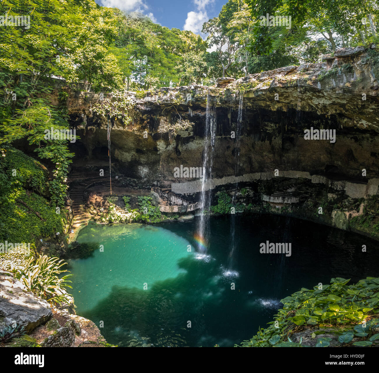 Cenote Zaci - Valladolid, Mexico Stock Photo - Alamy