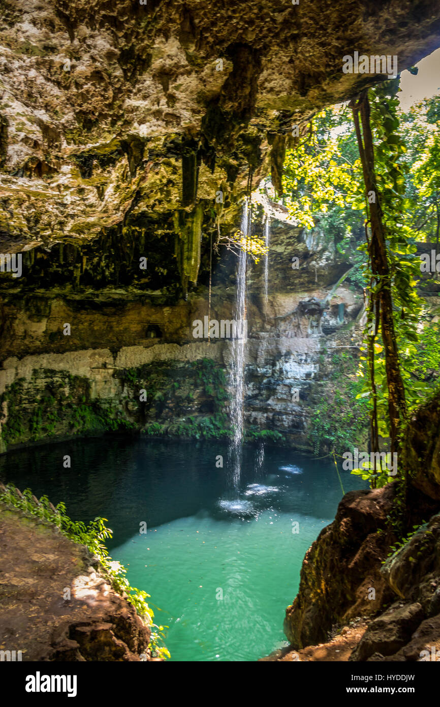Cenote Zaci - Valladolid, Mexico Stock Photo - Alamy