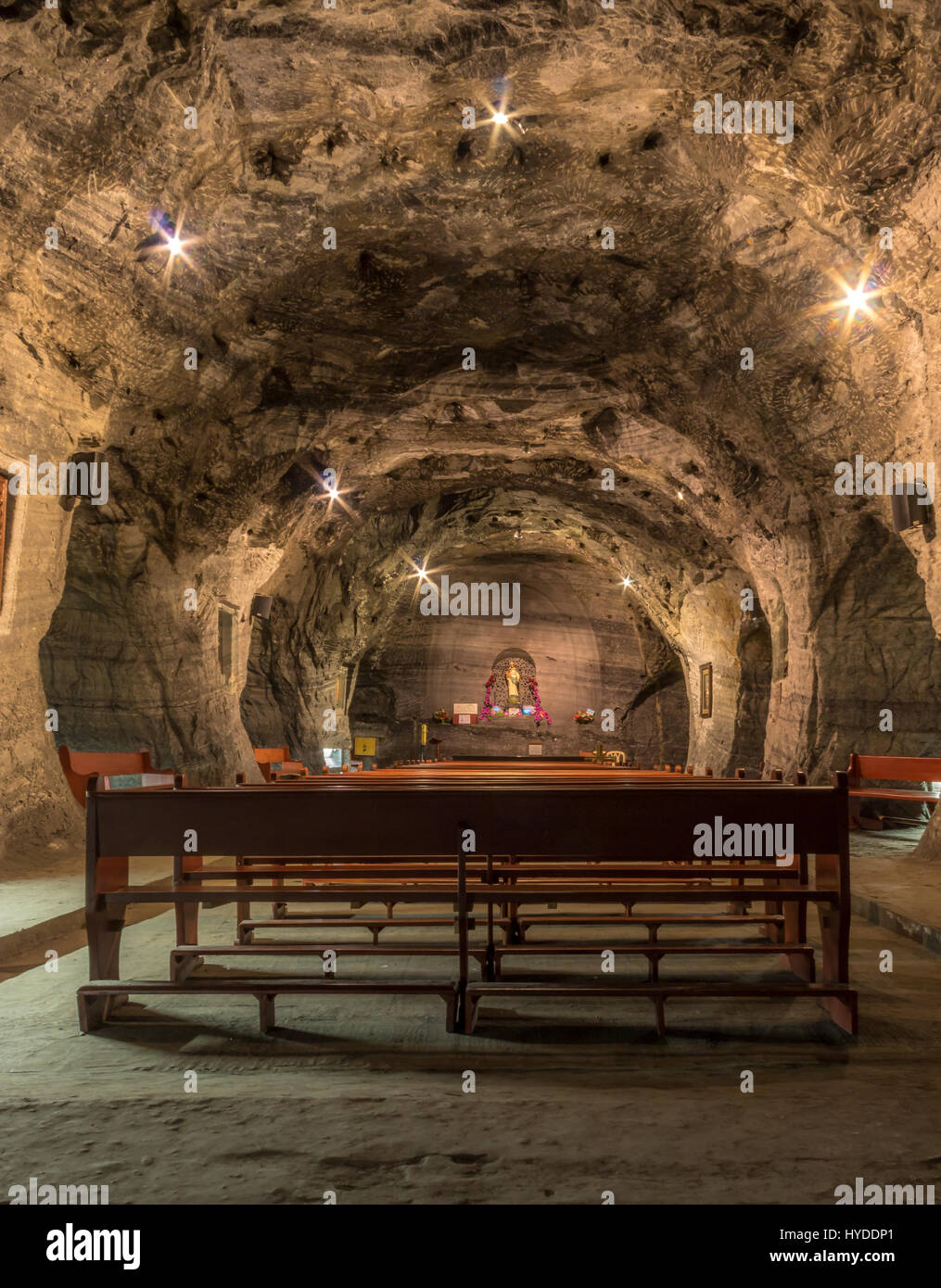 Underground Chapel in Salt mine - Zipaquira, Colombia Stock Photo - Alamy