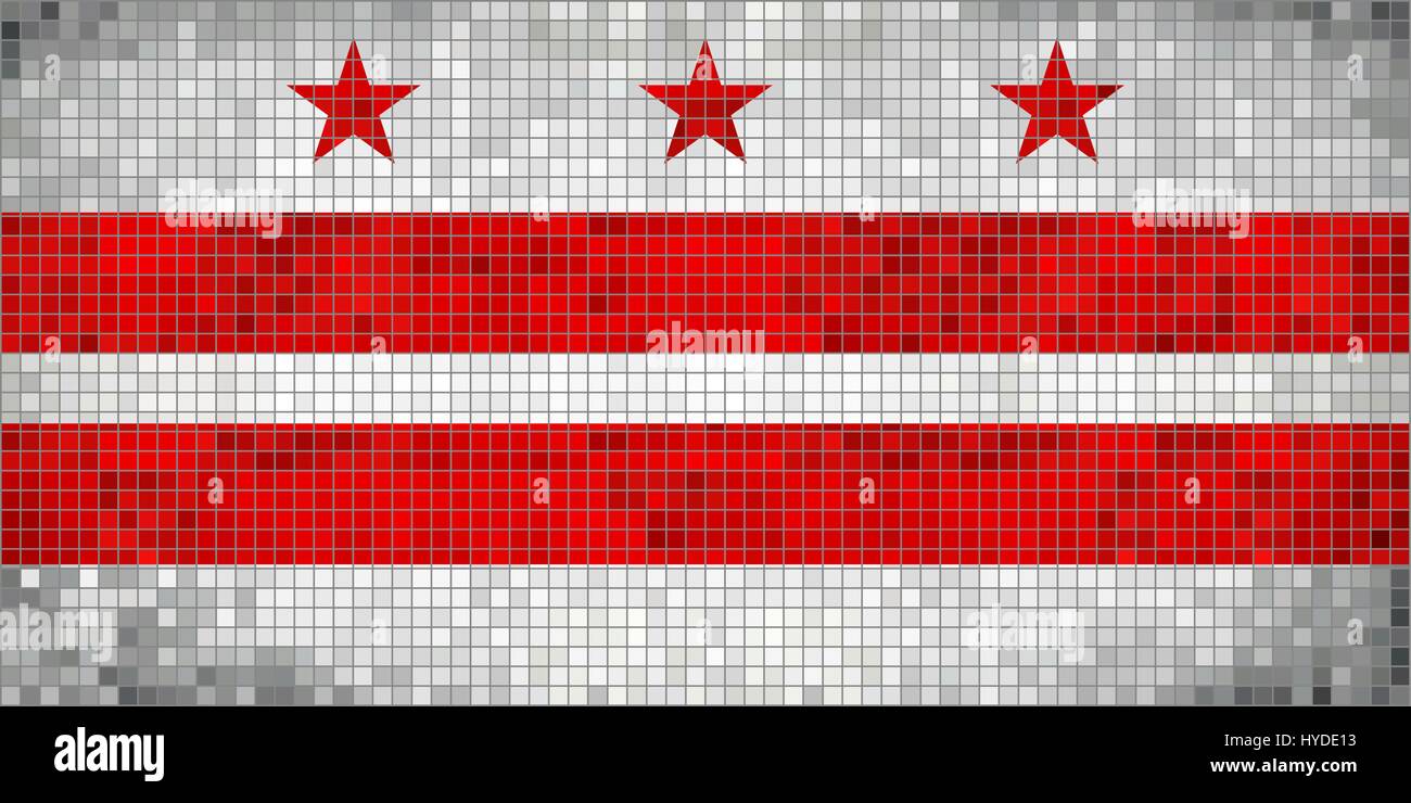 Washington dc us flag vector hi-res stock photography and images - Alamy