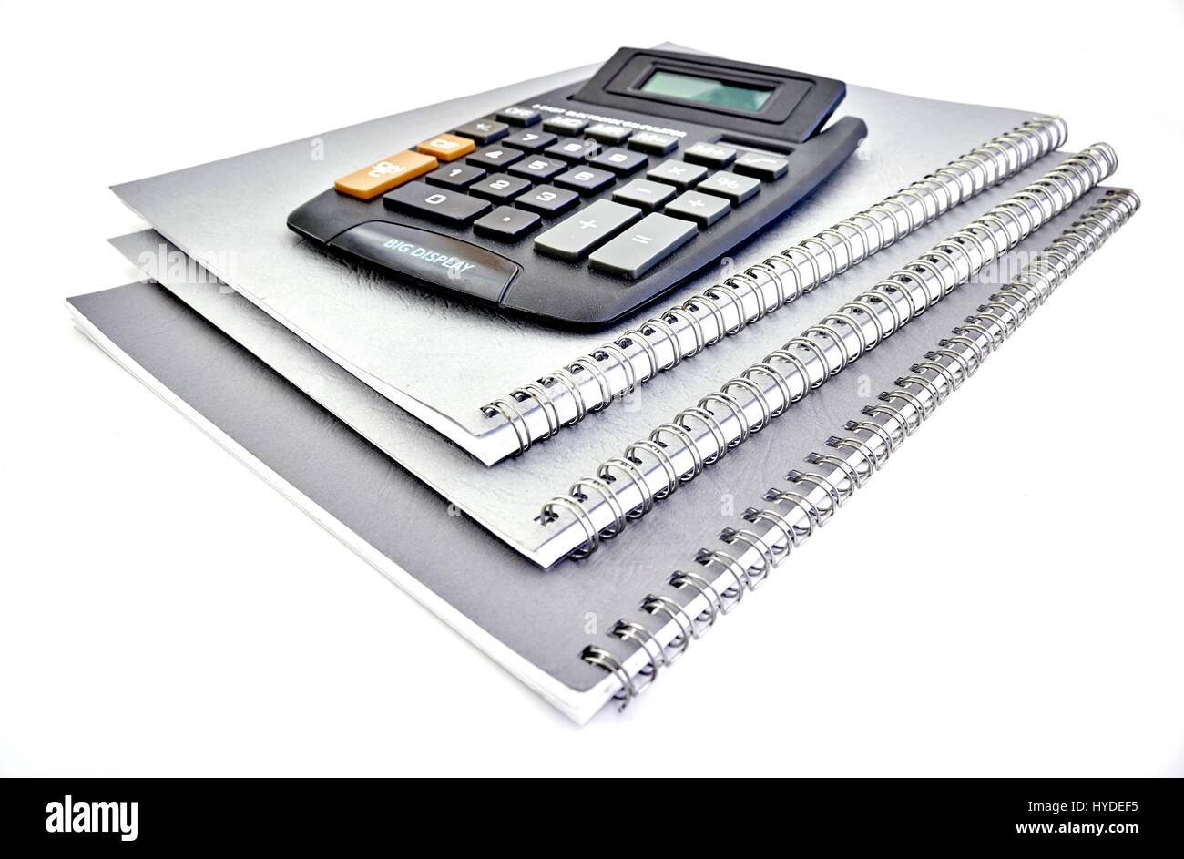 A studio photo of an A4 financial binder Stock Photo - Alamy