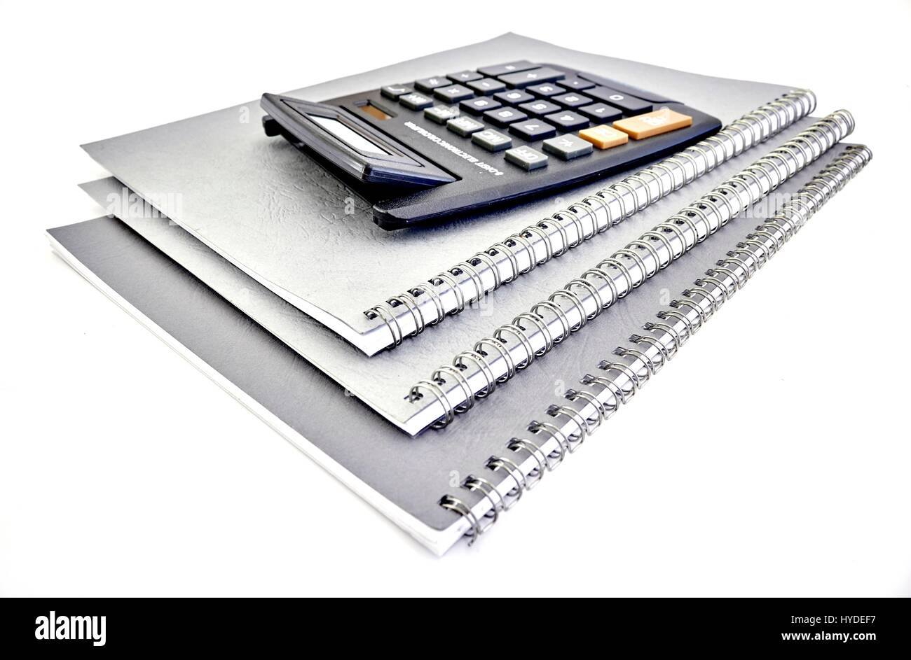 A studio photo of an A4 financial binder Stock Photo - Alamy