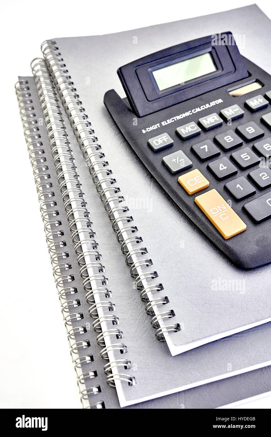 A studio photo of an A4 financial binder Stock Photo - Alamy