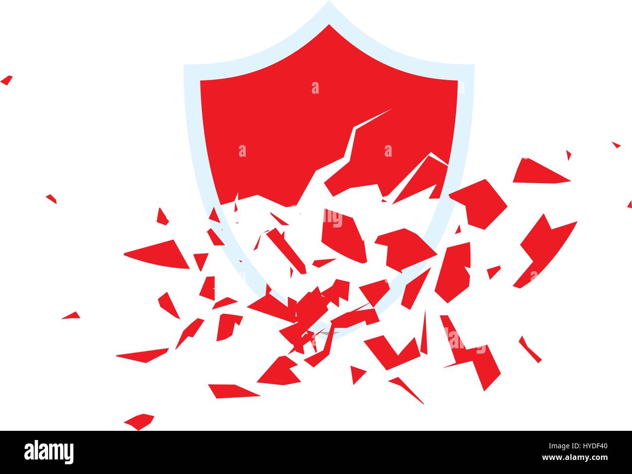 shield broken abstract crest Stock Vector Image & Art - Alamy