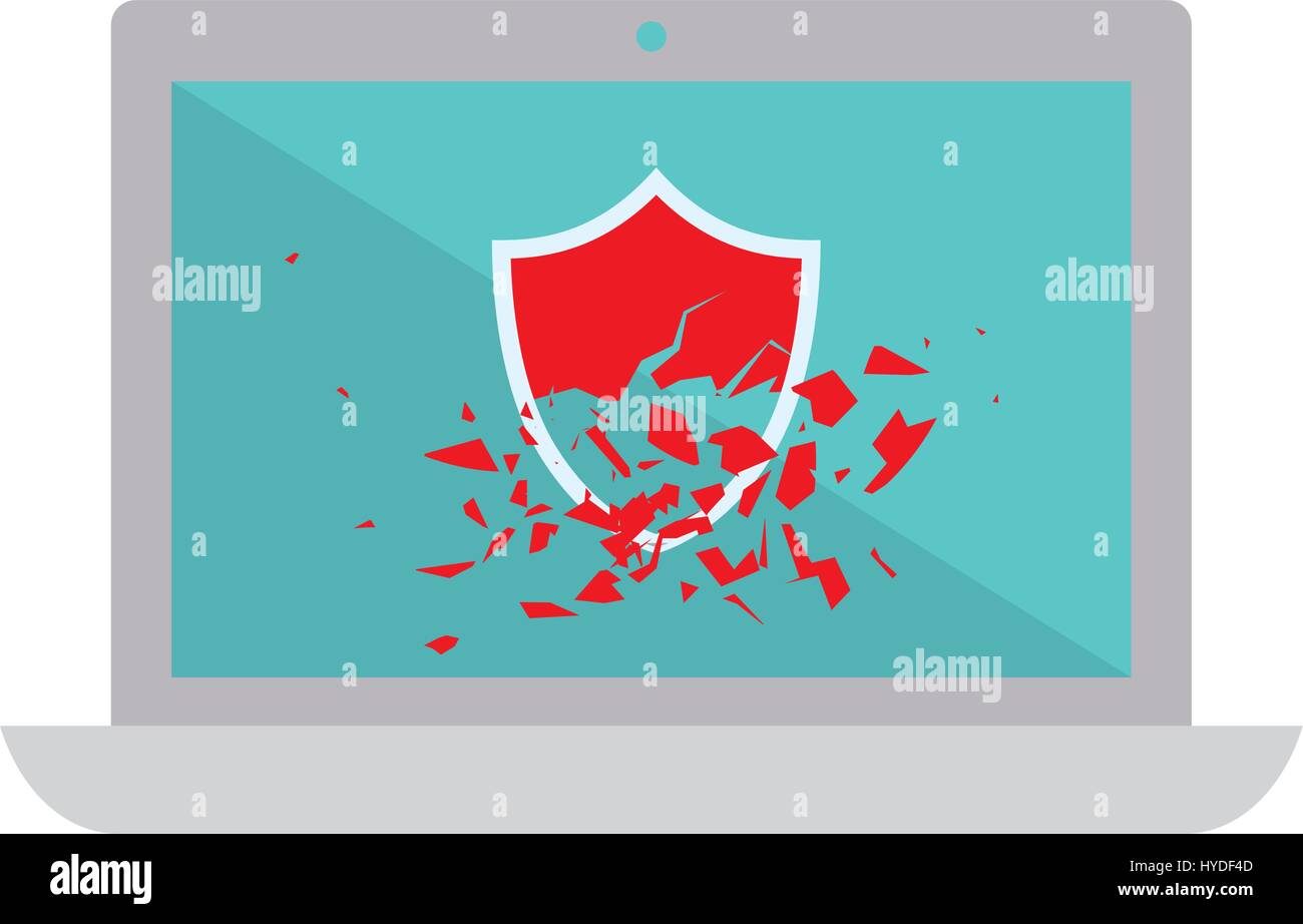 computer broken security Stock Vector Image & Art - Alamy
