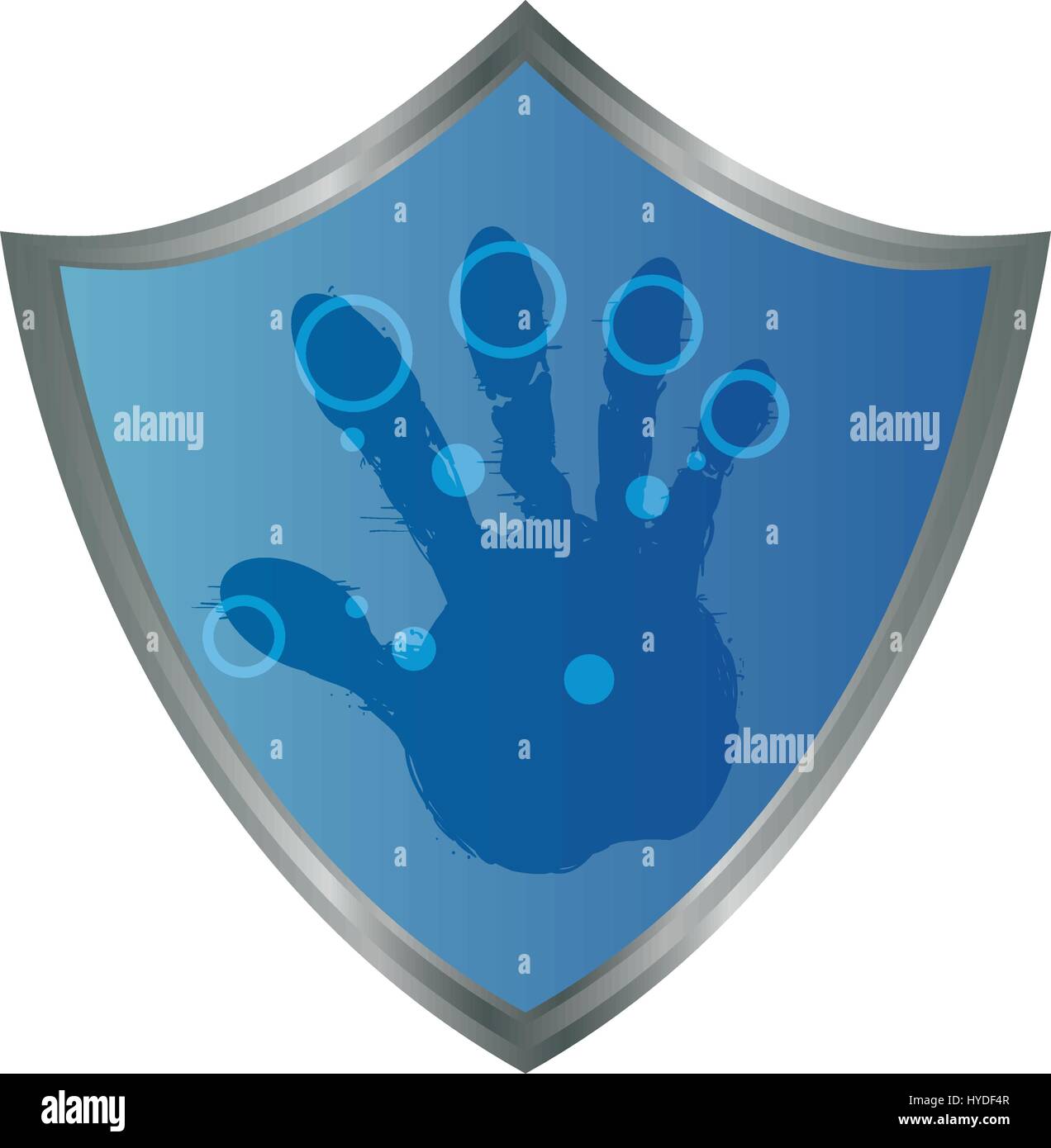 Security fingerprints Stock Vector Images - Alamy