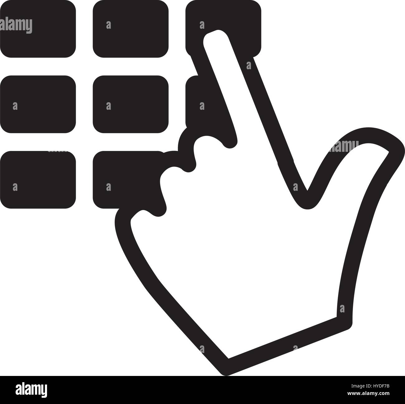 Keypad entry Stock Vector Images - Alamy