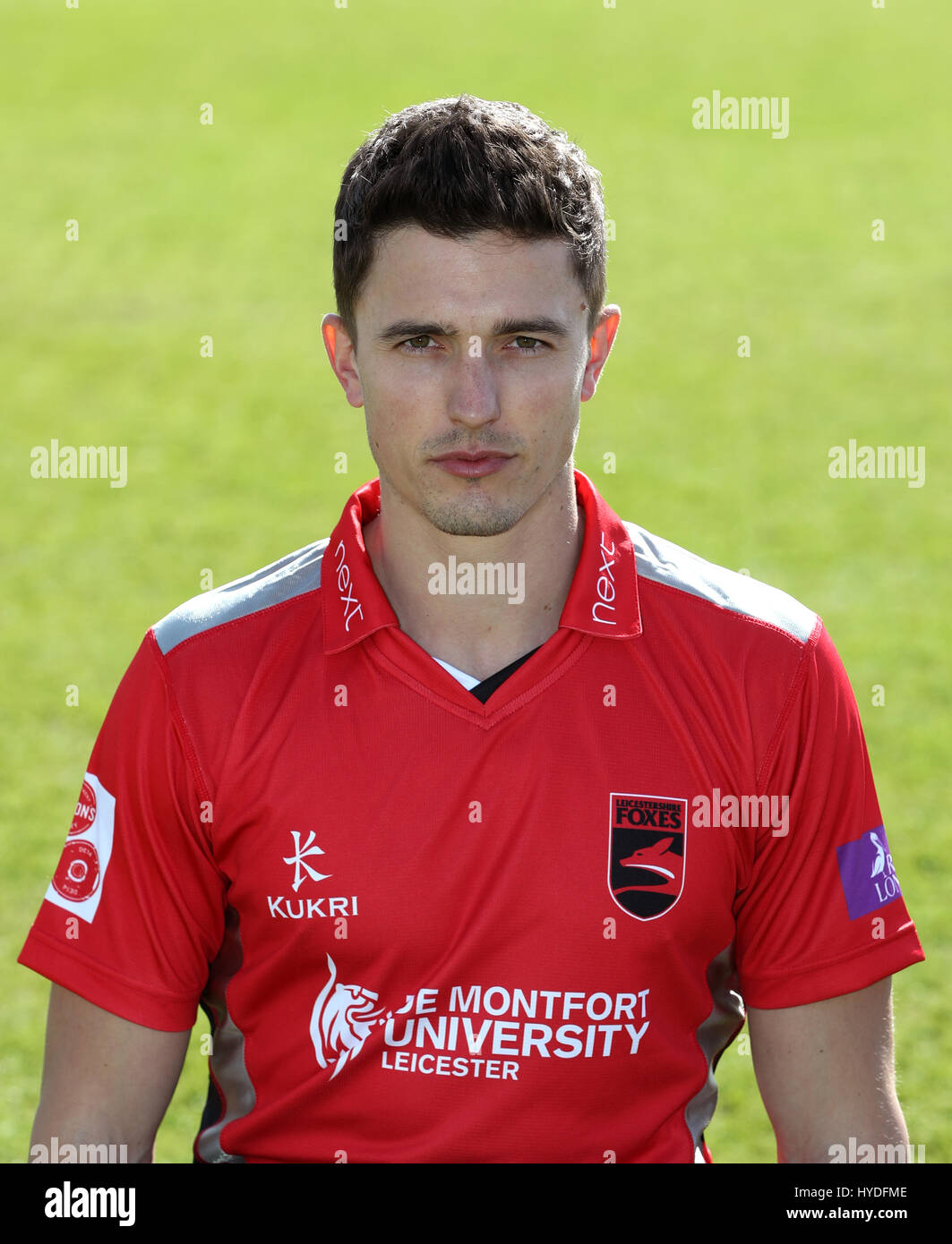 Leicestershire's Richard Jones during the media day at Grace Road ...