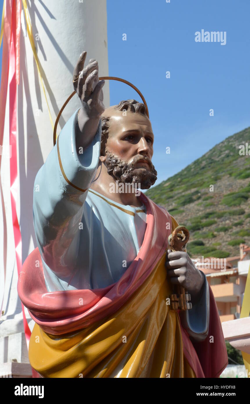 Saint Peter statue Stock Photo - Alamy