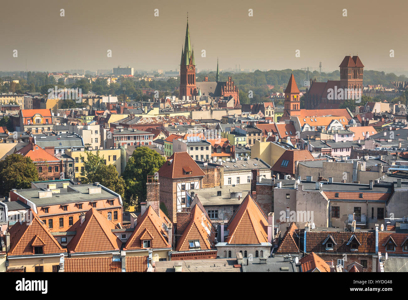 Cathedral city skyline torun poland hi-res stock photography and images ...