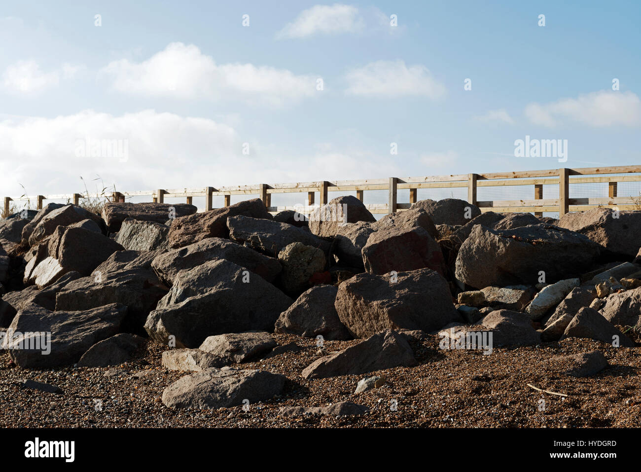 Rock armor protecting the coast from erosion Stock Photo - Alamy