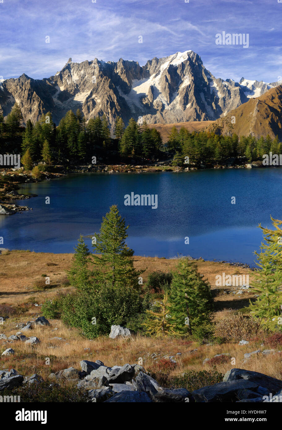 The Arpy Lake is a glacial lake placed at the center of a beautiful ...