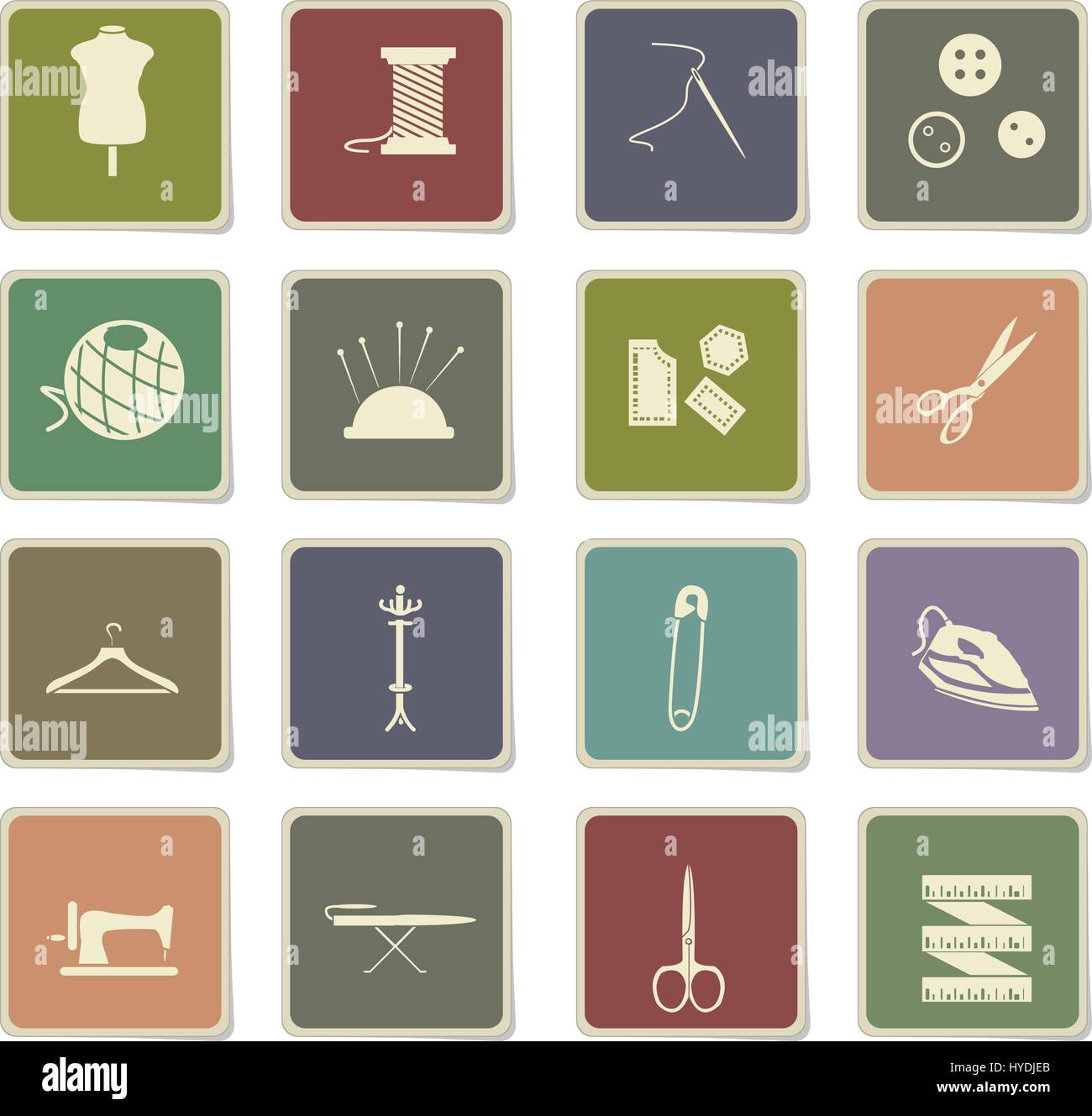 tailoring vector icons for user interface design Stock Vector Image ...