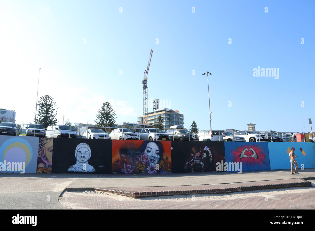 Murals on the wall at Bondi Beach in Sydney, Australia Stock Photo - Alamy