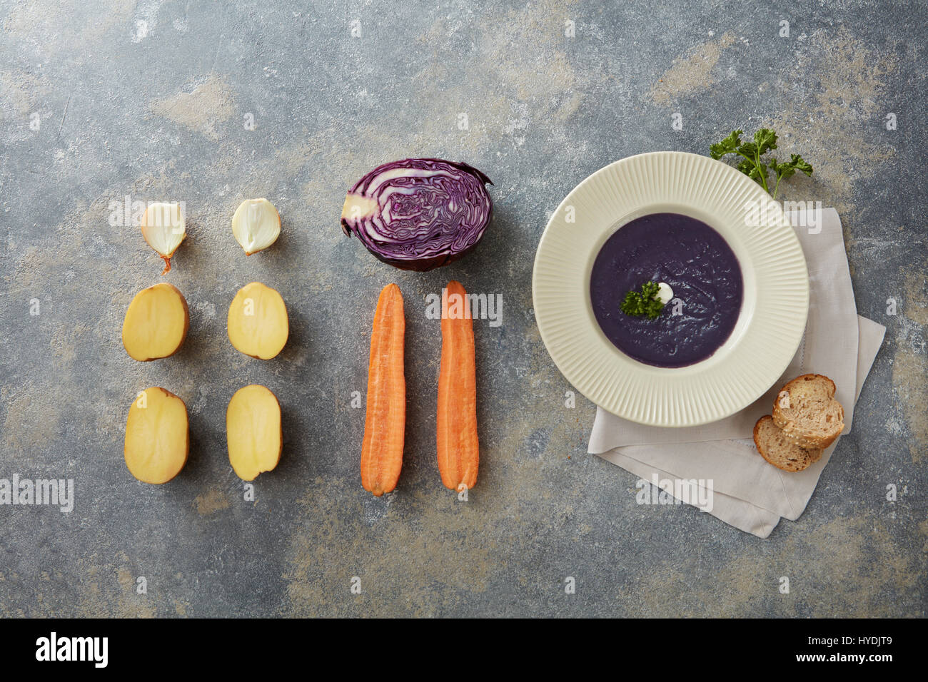 Cabbage miso soup hi-res stock photography and images - Alamy