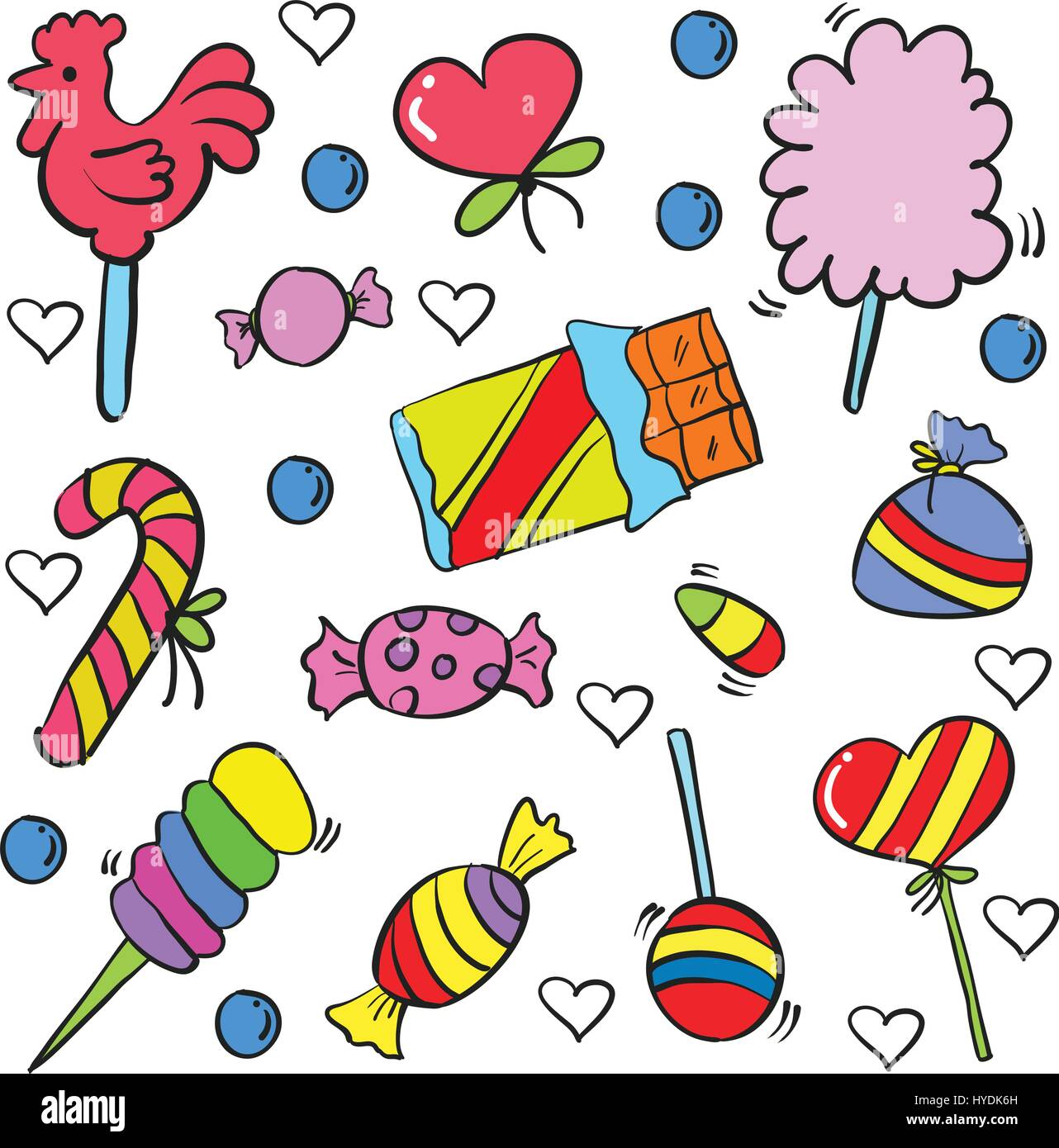 Eat happily Stock Vector Images - Alamy