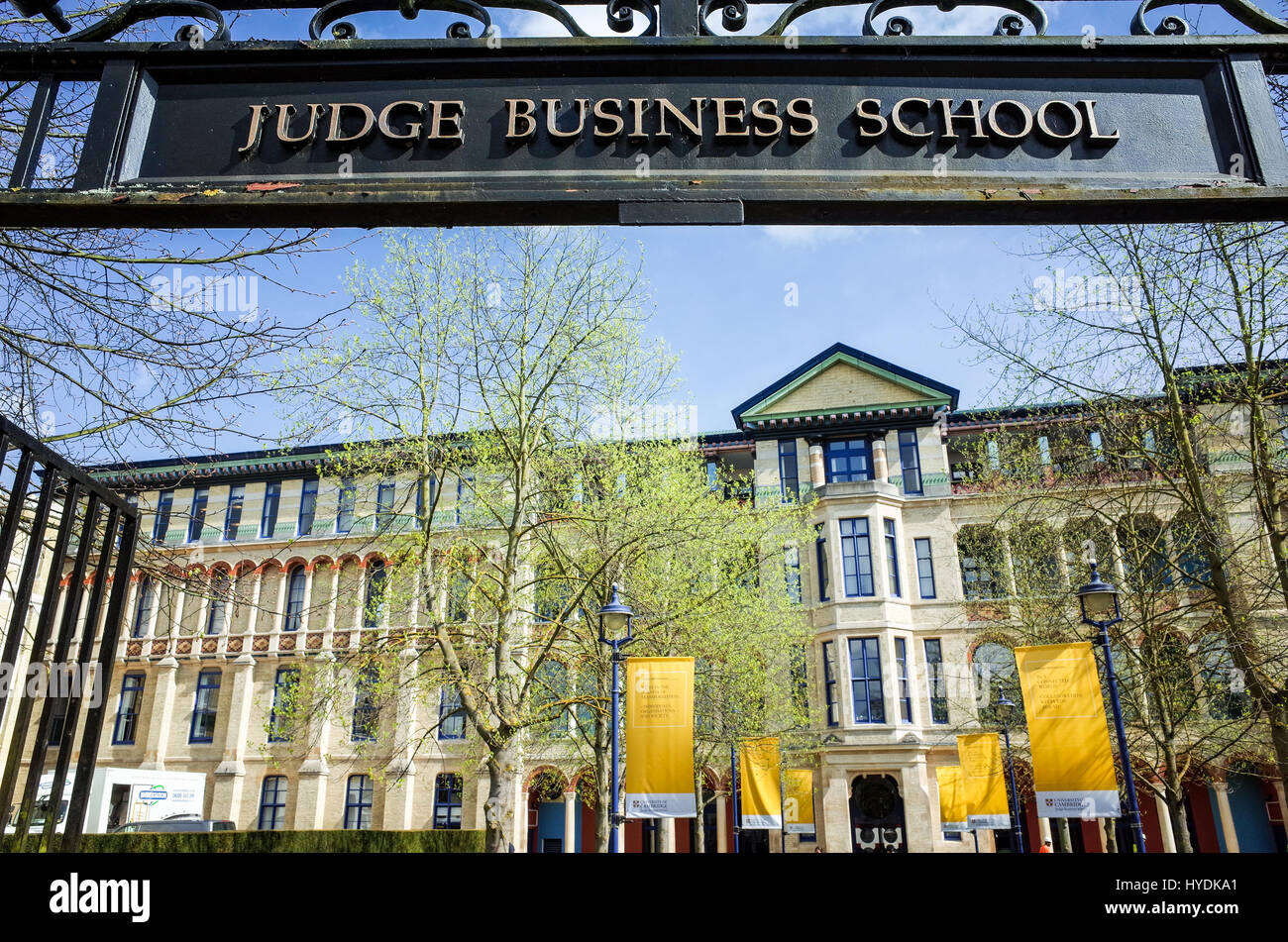 The Judge Business School, part of the University of Cambridge, housed ...