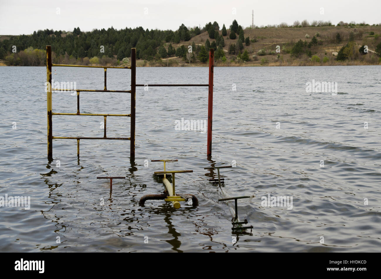 Playground flooding hi-res stock photography and images - Alamy