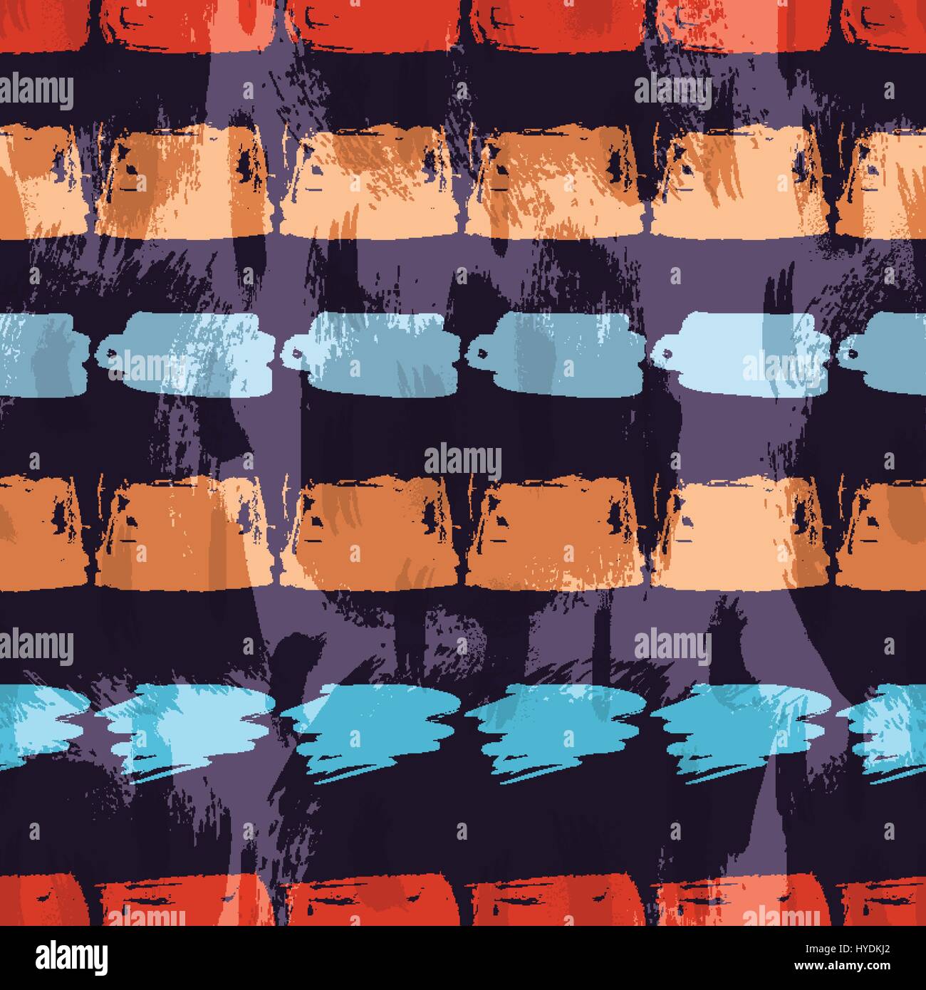 Brush stroke artistic seamless pattern Stock Vector Image & Art - Alamy