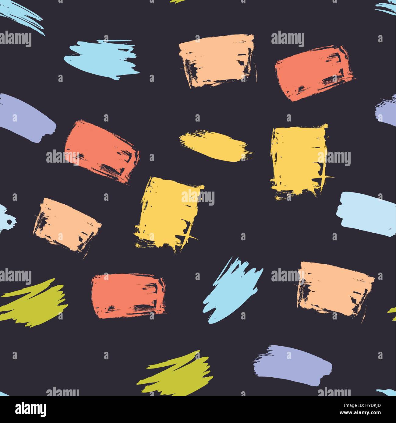 Brush stroke artistic seamless pattern Stock Vector Image & Art - Alamy