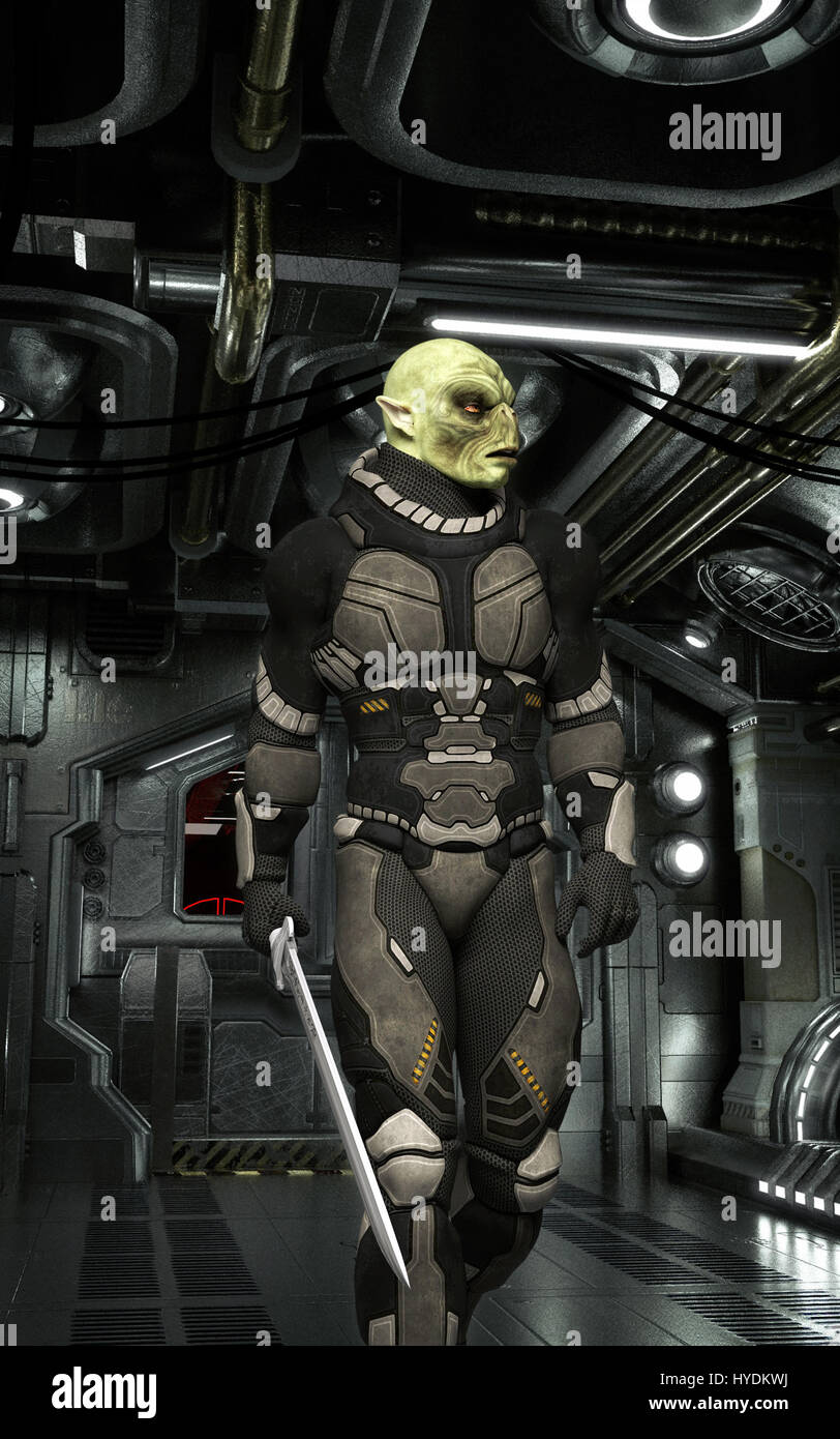 Alien Soldier Concept Art