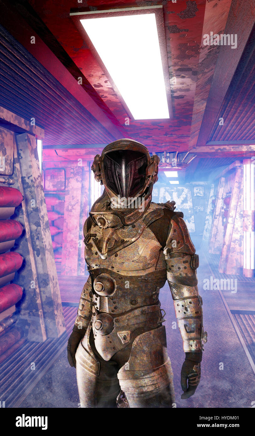 Astronaut Future Armor Render