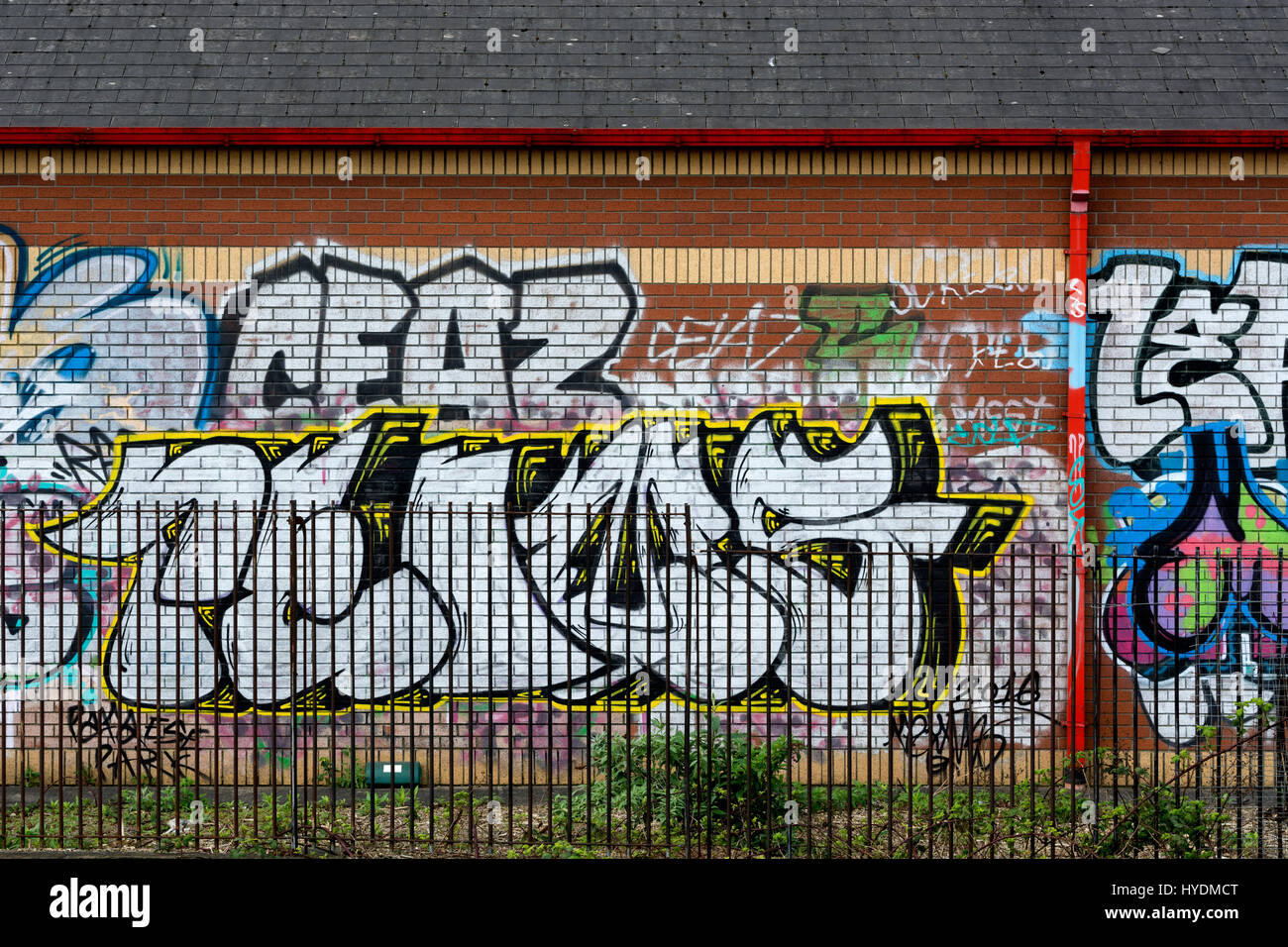 Graffiti in Bristol city centre, UK Stock Photo - Alamy