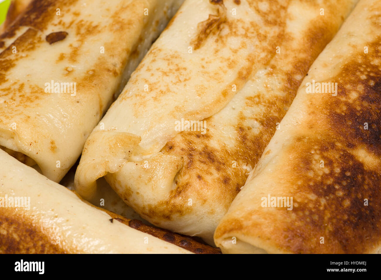 Fresh fried pancakes close hi-res stock photography and images - Alamy