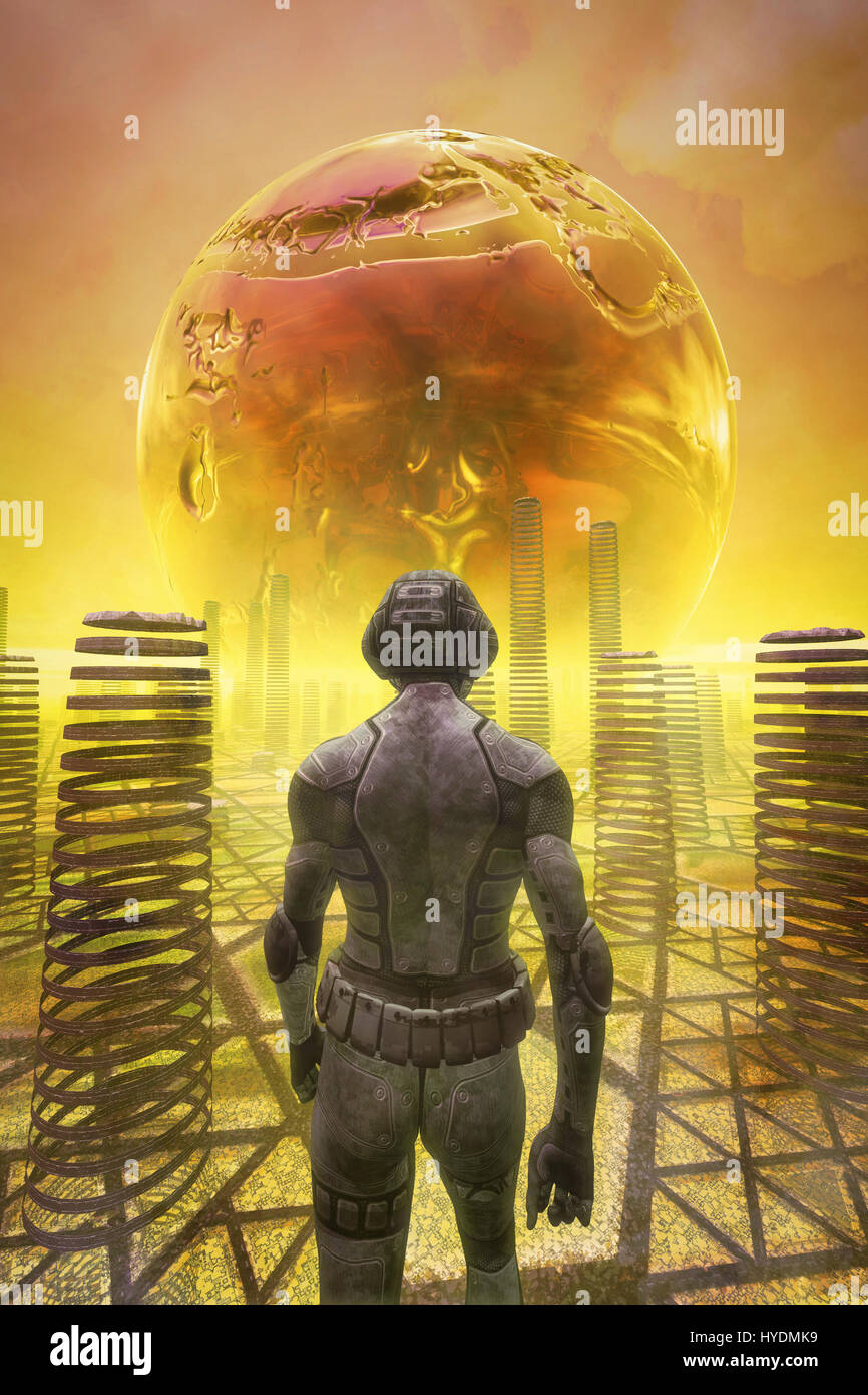 Planet war 3d illustration fighter hi-res stock photography and images ...