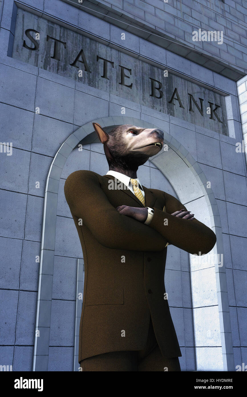 Cyberpunk wolf hi-res stock photography and images - Alamy