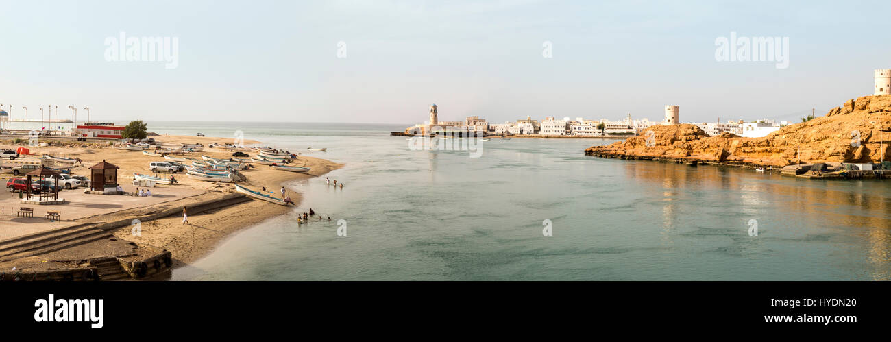coastal city of Sur, south Oman Stock Photo - Alamy