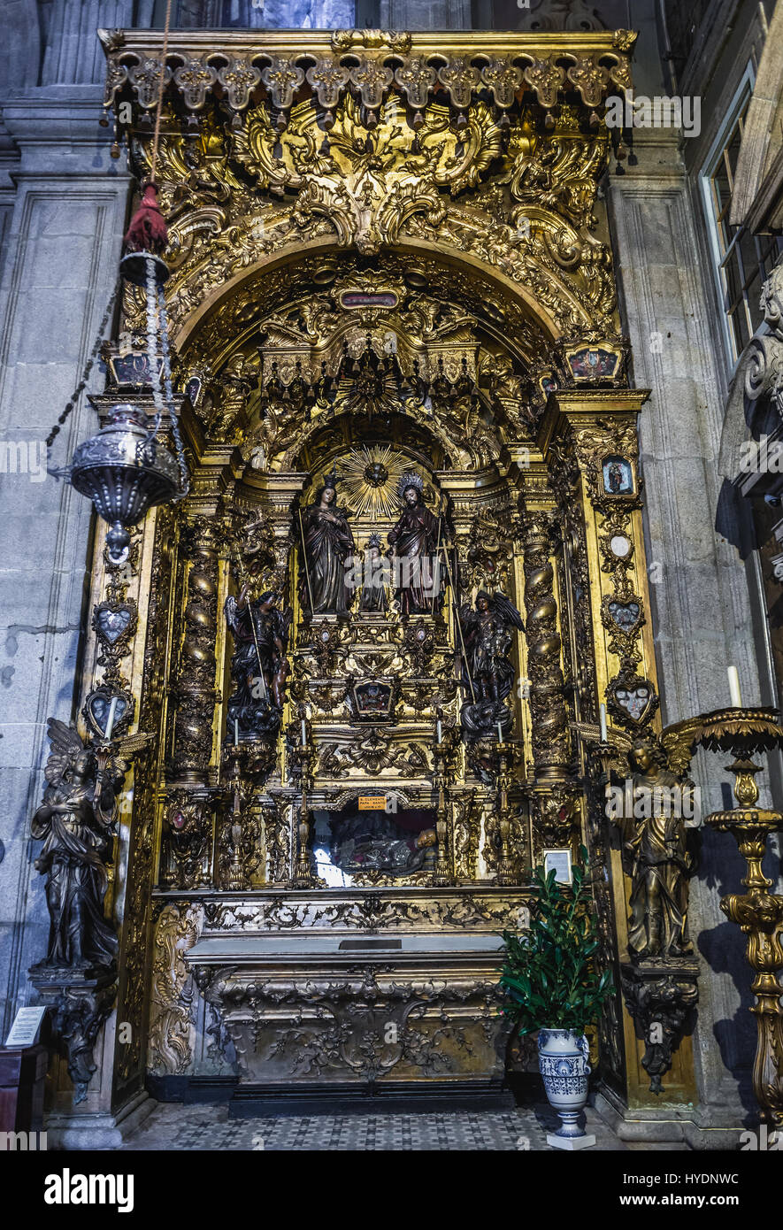 Side Altar With Figure Of The Virgin Mary High Resolution Stock ...