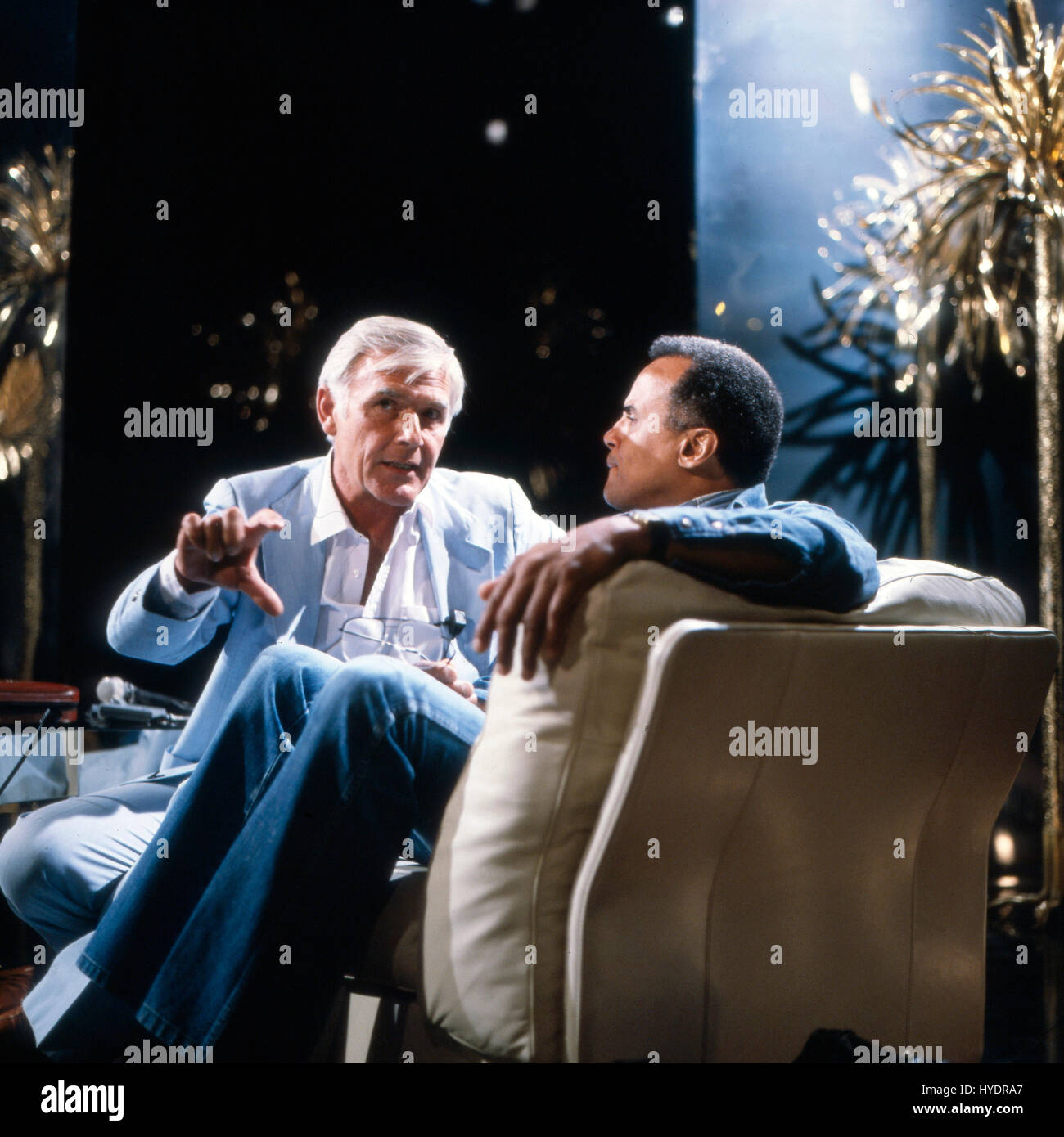 Deutscher Schauspieler und Entertainer Joachim Fuchsberger (links) mit ...