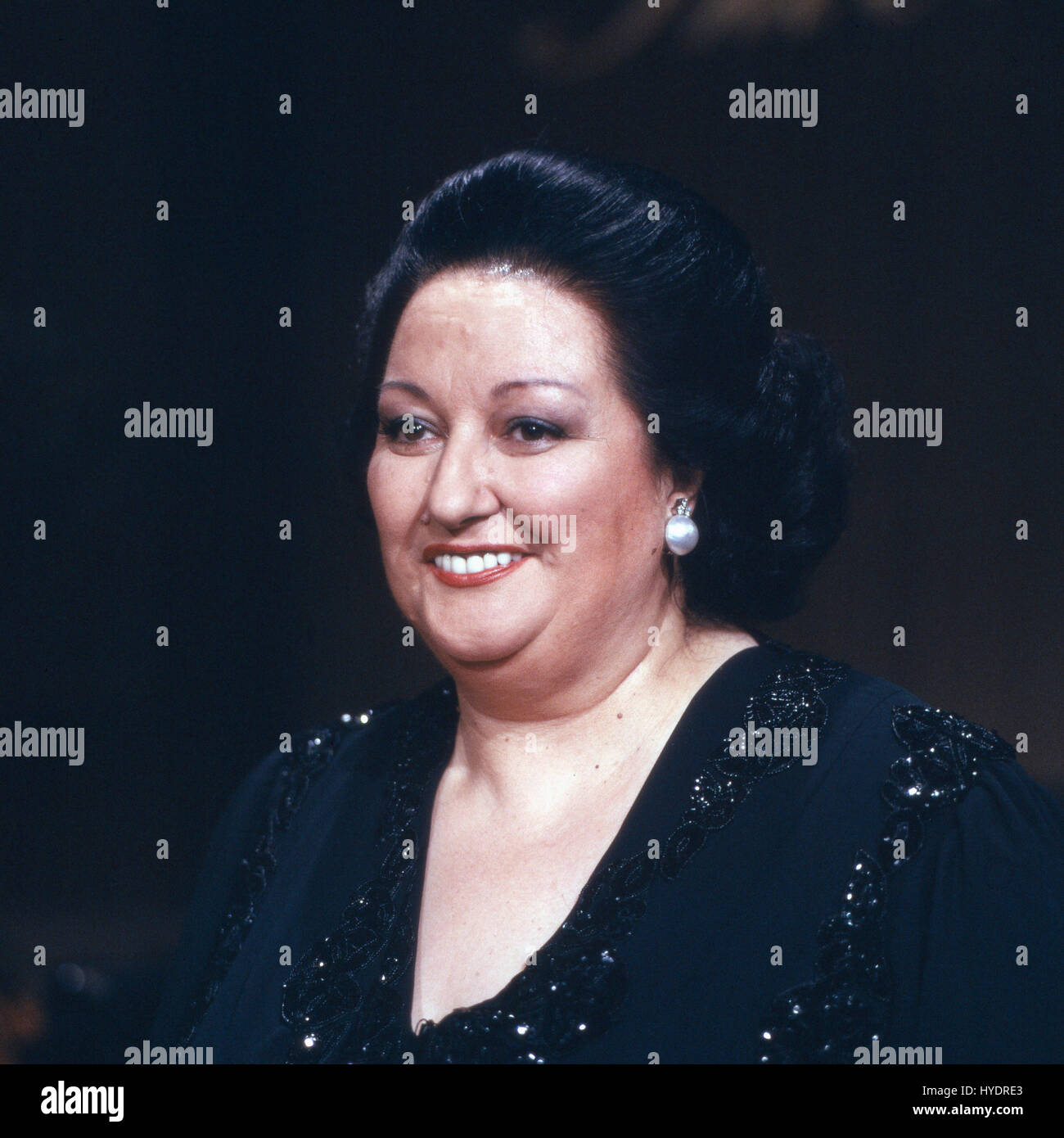 Spanische Opernsängerin Montserrat Caballe, Deutschland 1990er Jahre ...