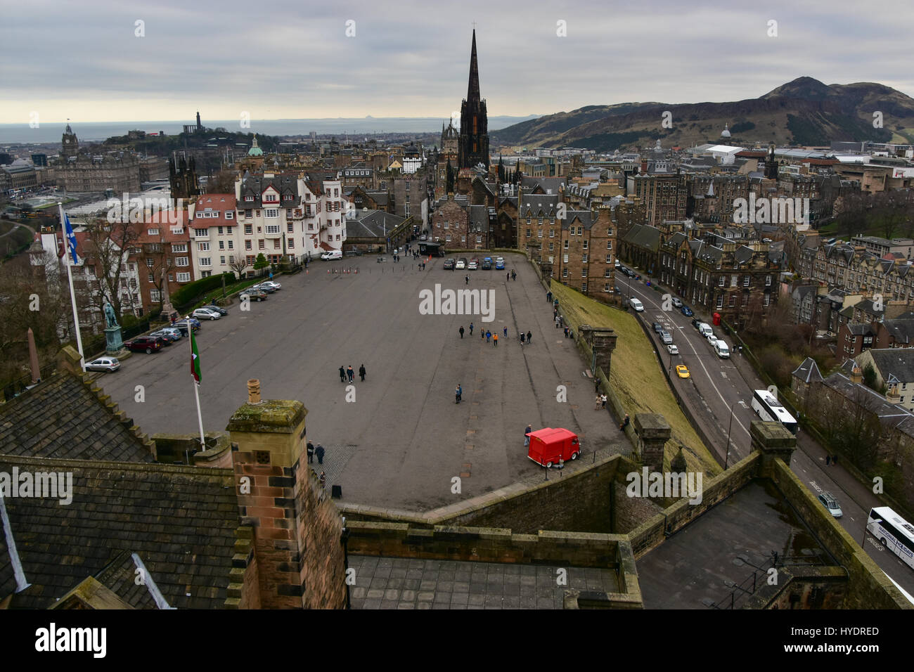 The Esplanade at Edinburgh Castle, Scotland Stock Photo - Alamy