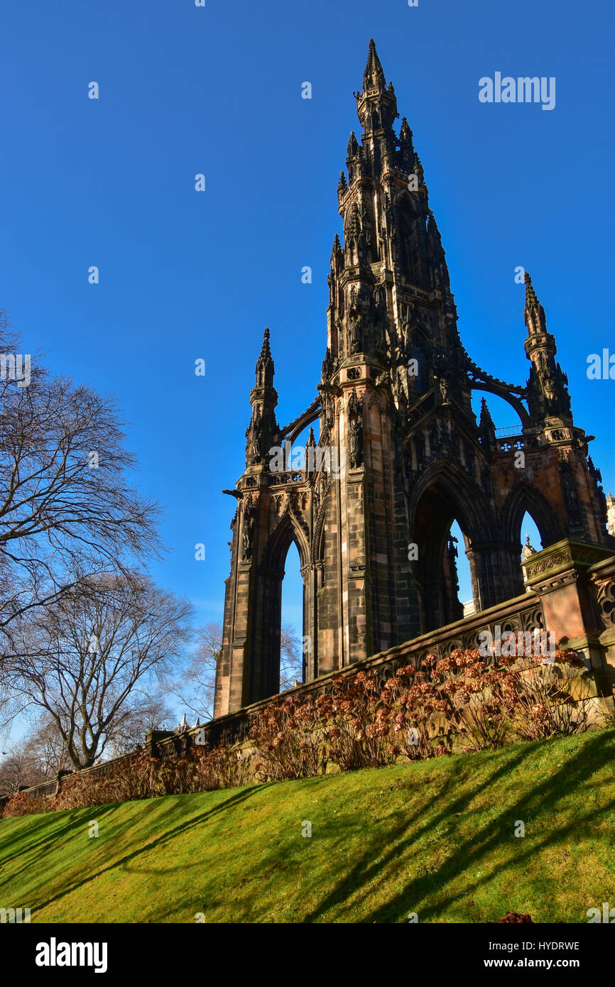 Scott Monument is a Victorian Gothic monument to Scottish author Sir ...
