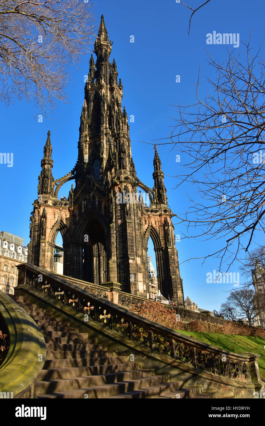 Scott Monument is a Victorian Gothic monument to Scottish author Sir ...