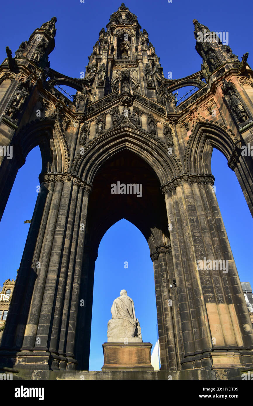 Scott Monument is a Victorian Gothic monument to Scottish author Sir ...