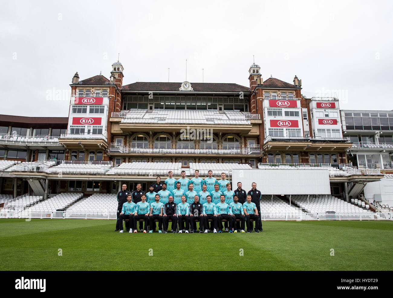 Surrey players pose hi-res stock photography and images - Alamy