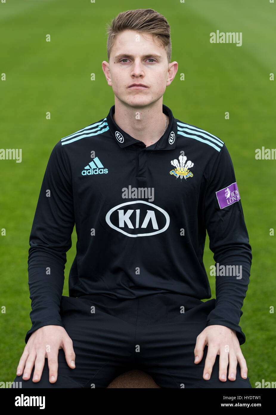 Surrey's Conor McKerr during the media day at The Oval, London Stock ...