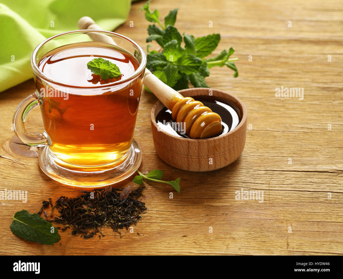 Mint flavored tea in hi-res stock photography and images - Alamy