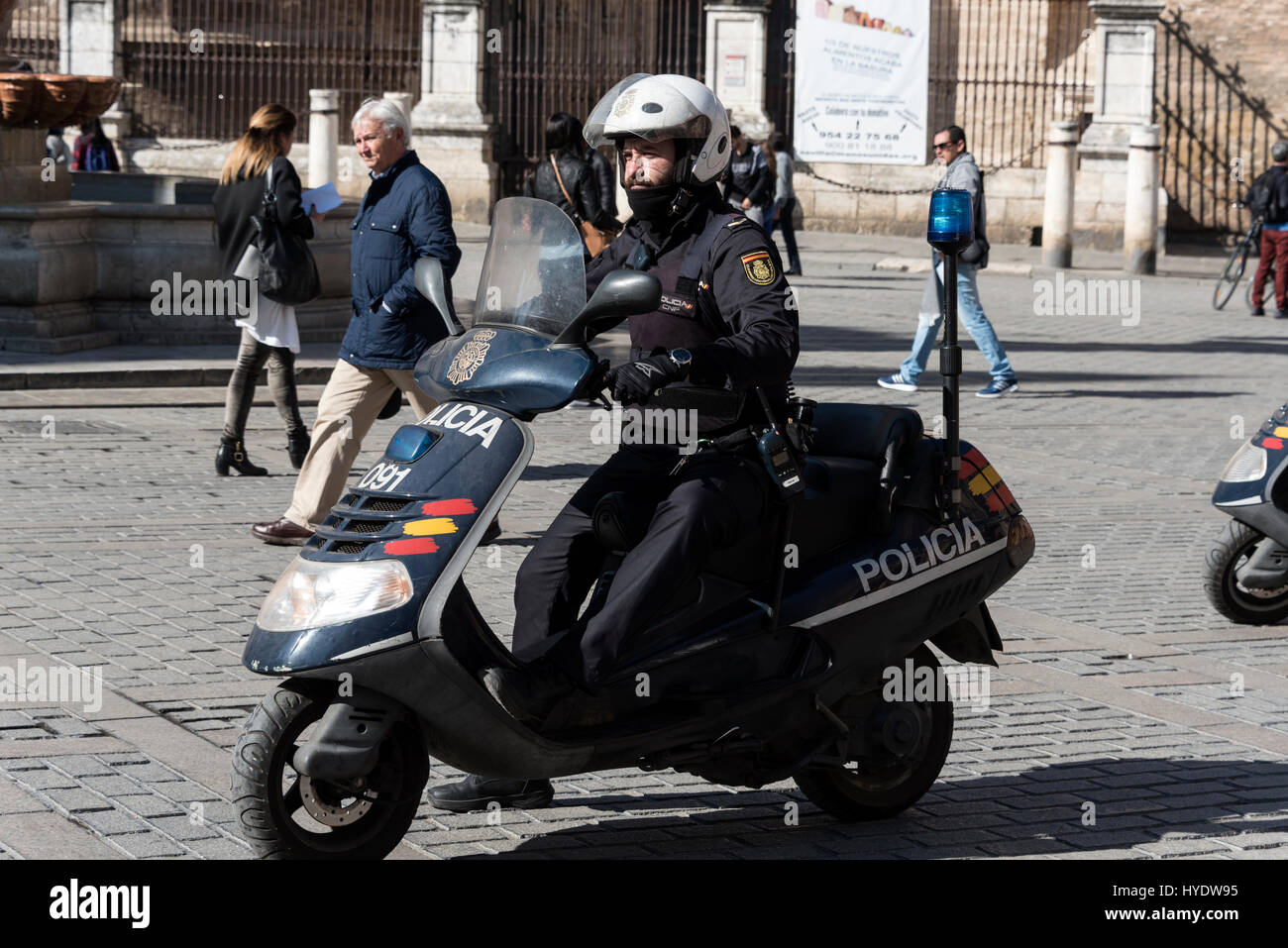 Spanish police motorcyclist hi-res stock photography and images - Alamy