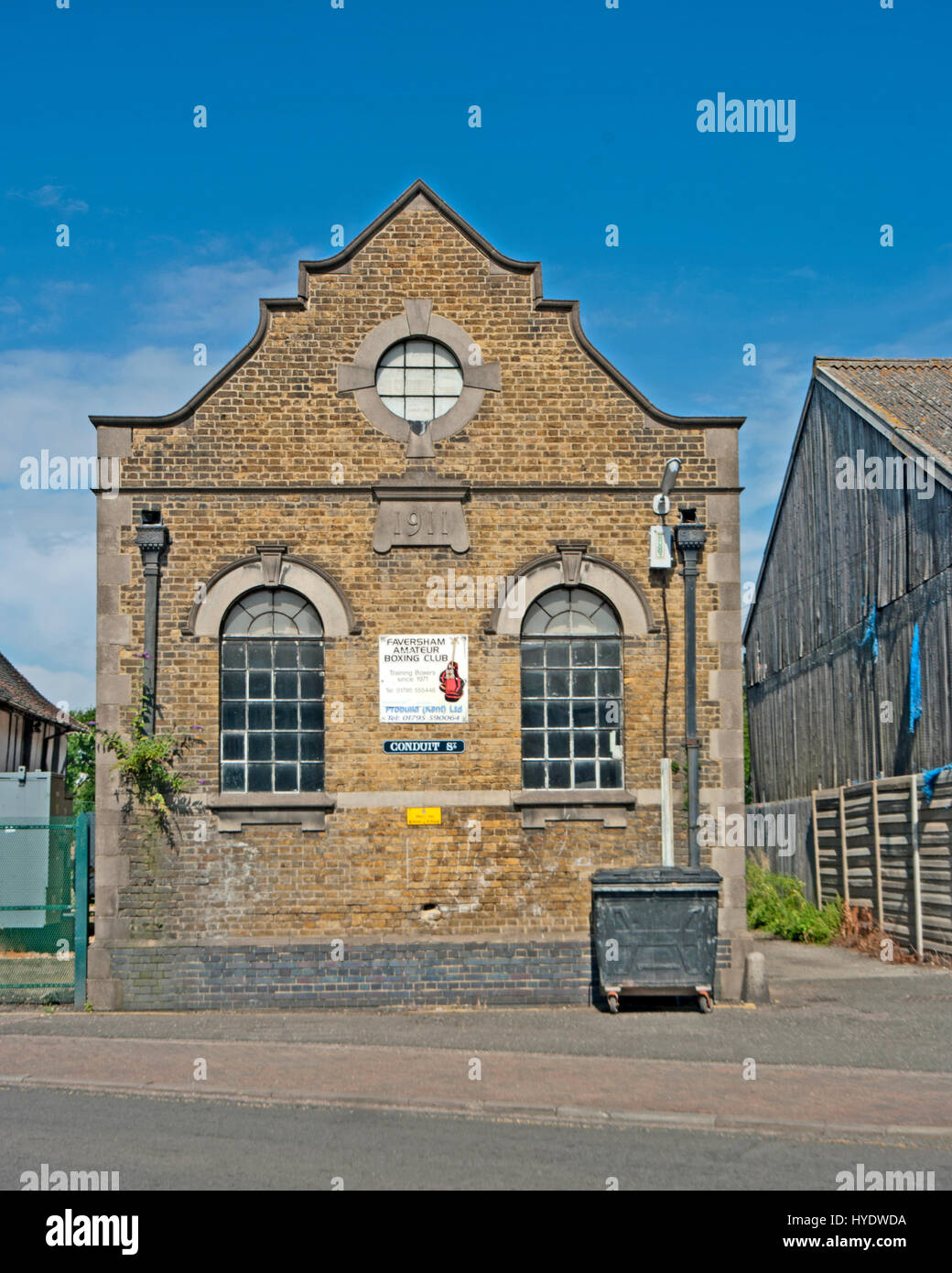 Faversham, Amateur Boxing Club Building, Kent Stock Photo - Alamy
