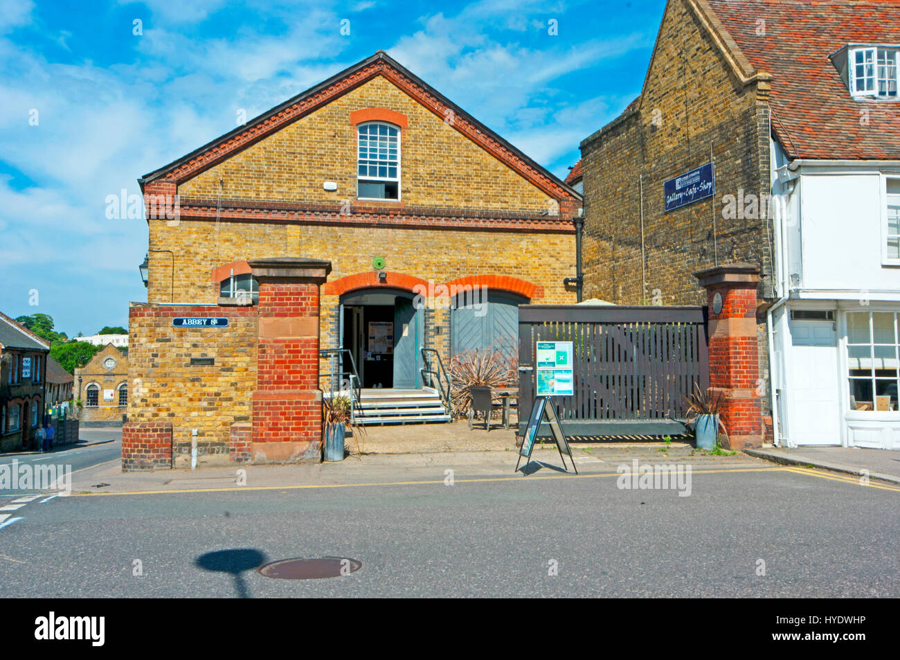 Faversham, Gallery in Abbey Street, Kent, England Stock Photo - Alamy