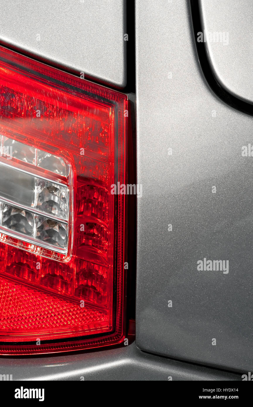 automobile rear tail light and metallic body panel Stock Photo - Alamy